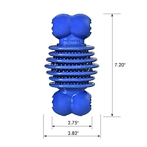 PetMedics Soothing & Wellness Durable Dog Chew Aid for Medium to Large Dogs - Moderate to Tough Chewers - Dog Toothbrush, Teething with Fun & Calming Sounds