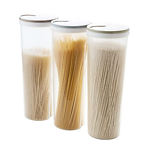 Ciieeo 2pcs Food Organizers Clear Containers Grains Container Spaghetti Organization Pasta Container Food Container Cereal Container Noodles Container Spaghetti Container Storage Cereals