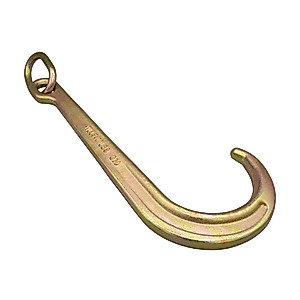 Mytee Products (2 Pack 15" Inch J Hook Heavy Duty Grade G70 Tow Axle Strap Wrecker Roll Back Clevis 5400#