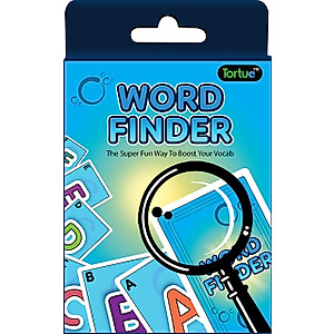 TORTUE Word Finder - Quick Simple Card Game to Boost English Vocabulary for Ages 7-99 Years | Family Safe | Form Words | Think of Combinations | 2-4 Players