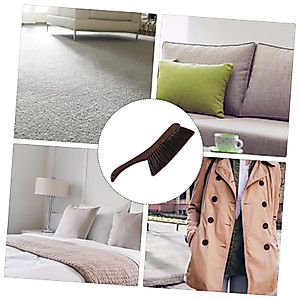 COLLBATH 1pc Sweeping Brush Broom for Carpet Whisk Sweeping Carpet Broom Dusting Brush Craft Broom Toy Bed Broom Cleaning Whisk Hand Broom Woodworking Brush Bed Brush Imitation Mane Coffee