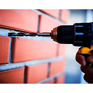 100 Qty 1/4" x 1-3/4" Hex Head Diamond Tip Concrete Screws to Anchor Masonry, Block & Brick (BCP499)