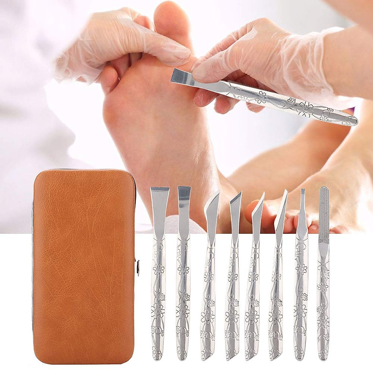 No Rust Stainless Steel Foot Scraper, Foot Callus Shaver, for Callus Dead Skin