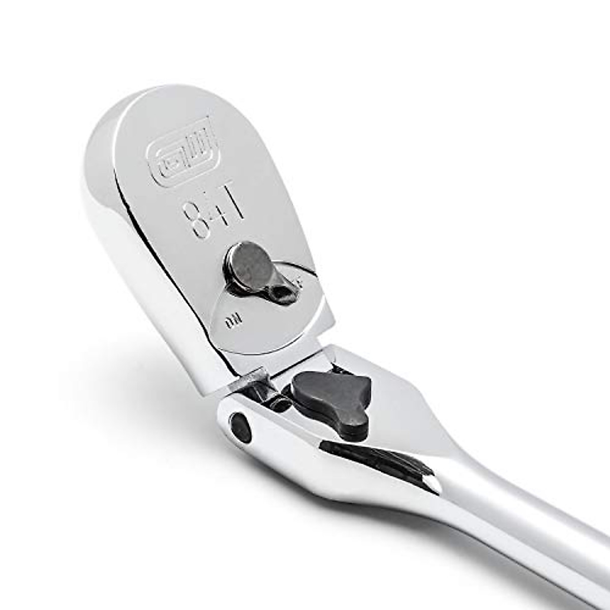 GEARWRENCH 3/8" Drive 84 Tooth Locking Flex Head Teardrop Ratchet 11-1/2" - 81266A-07