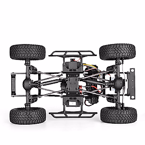 RGT RC Crawler 1:10 4wd Crawler Off Road Rock Cruiser RC-4 136100V3 4x4 Waterproof Hobby RC Car Toy (Yellow)