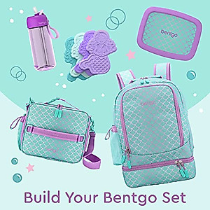 Bentgo Kids 2-in-1 Backpack & Insulated Lunch Bag (Mermaid Scales)