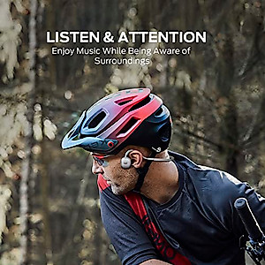 Monster Open Ear Headphones Bone Air Conduction Headphones Wireless Sport Headphones Bluetooth 5.3, Running Earphones with Enhanced Bass, IPX5 Sweatproof for Workout, 7H Playtime Built-in Mic, Silver