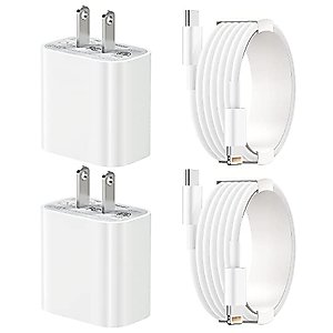 [Apple MFi Certified] iPhone Charger 20W Fast Charging Cord, Pautron Wall Charger with 6Ft Type C to Lightning Cable, Compatible with iPhone 14/13/12/11 Pro Max/XS MAX/XR/XS/X/8/7/Plus/6S/6/SE/5S/iPad