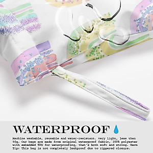 zcyxuuw 2 Pcs Wet Bag, Wet Dry Bag, Wet Bag for Swimsuit, Travel, Beach, Pool, Diapers, Dirty Yoga Gym Clothes, Toiletries, Makeup Bag, Beach Bag Ocean Starfish Anchor Decor Birthday Gift for Women.