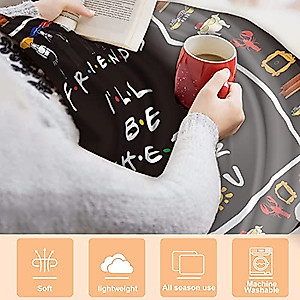 Friends Blanket Show Gifts to Friends Throw Blanket Ultra-Soft Micro Fleece Blanket The Office Blanket Fleece Bed Blankets All Season for Couch