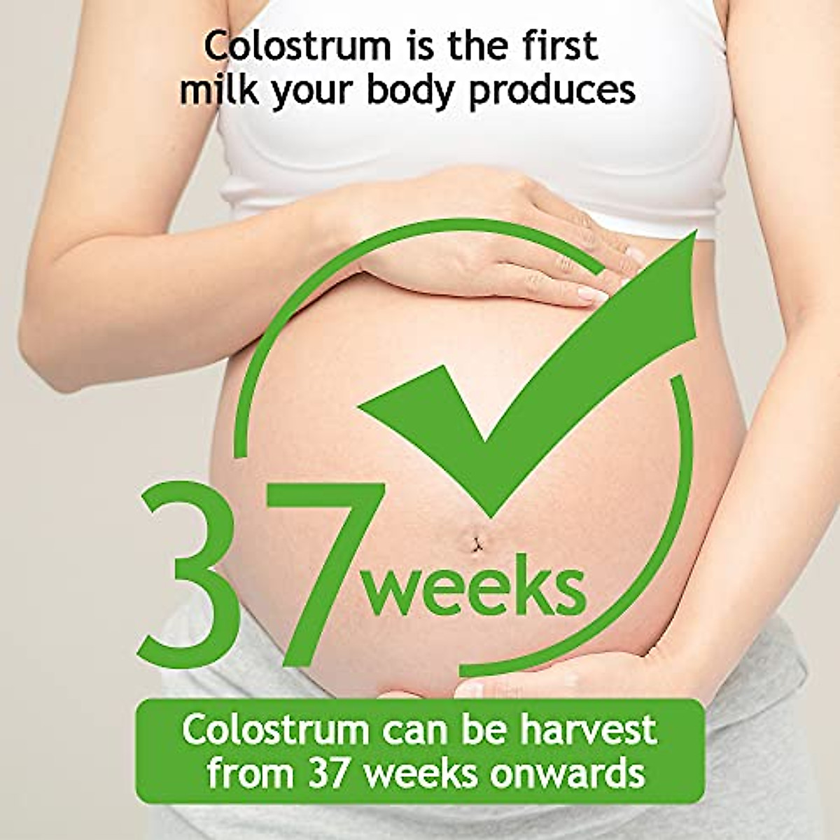 haakaa Colostrum Collector with Storage Case Set, Included 1 pc Reusable Cotton Wipe and Storage Box (0.1oz/4ml, 6 pcs)