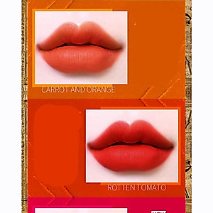 ANGGREK Lasting, Exquisite, Elegant 6 Color Lipstick, Double Head Lipsticks Colorful Matte Lipstick with Easy Removal, Great Makeup Lovers