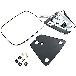 ORTUS UNI Stainless Steel Manual Mirrors LH & Pair Set Compatible with Truck 14502035