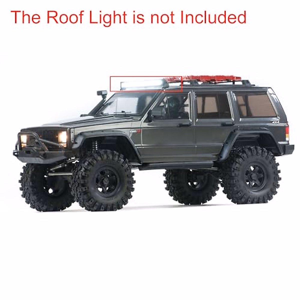 wheelfun CROSSRC 1/8 EMOX2 RC Crawler Off Road Car 4WD Remote Control Off-Road Vehicles Model All Terrain Truck 2Speed Gearbox Motor ESC Servo Remote Control(Meteorite Gray)