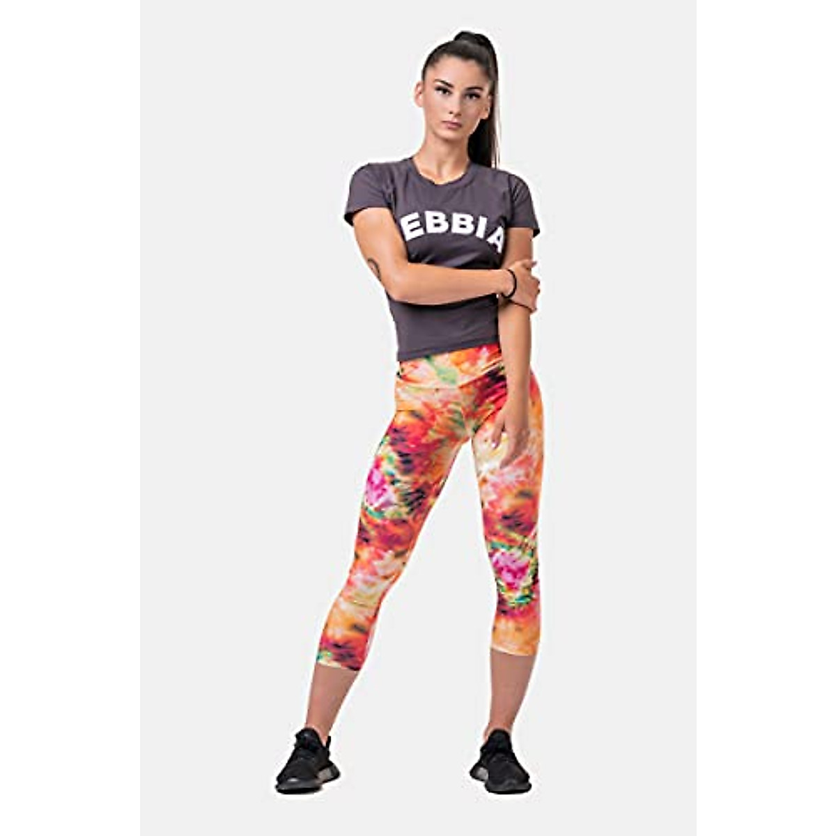 NEBBIA Be Your Own Hero 7/8 Length Leggings 574 Rainbow