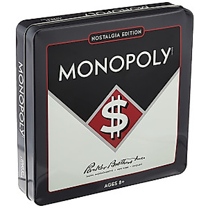 WS Game Company Monopoly Nostalgia Edition in Collectible Tin
