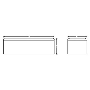 Lund 288273A 36-Inch Aluminum ATV Storage Box, Diamond Plated, Silver