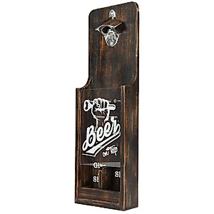 Lily’s Home Beer Bottle Cap Shadow Box Game, Wall Mounted Beer Bottle Opener: Beer On Tap. Makes the Ideal Gift for the Beer Lover.