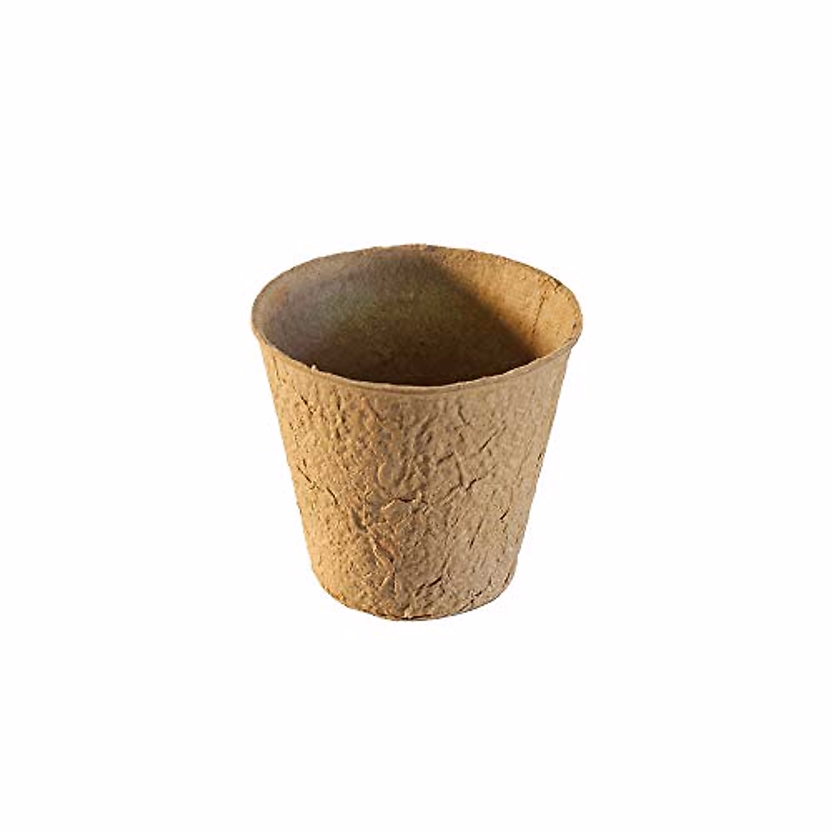 xGarden 100 Pack 3.15" Round Plant & Seed Starter Peat Pots - Nursery Pots for Vegetables or Herbs - Use for Germination or Seedlings