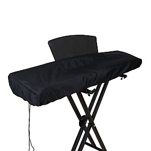 88 Keyboard Electronic Piano Keyboard Dust Cover, Waterproof Dust Proof 88 Keyboard Digital Piano Bags Cases Covers, Made of Polyester & Spandex with Built-In Bag Elastic Cord Locking Clasp