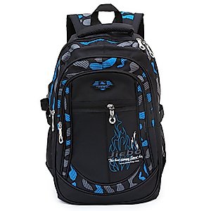 Student School Backpacks for Boys School Bookbag for Kids Student Backpack for Boy (Blue)