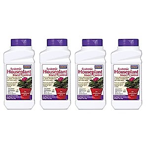 Bonide Systemic House Plant Insect Control Multiple Insects Granules 8 Oz, Pack of 4