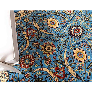 Unique Loom Espahan Collection Area Rug - Cape Cod (2' 2" x 3' 1" Rectangle, Blue/ Black)