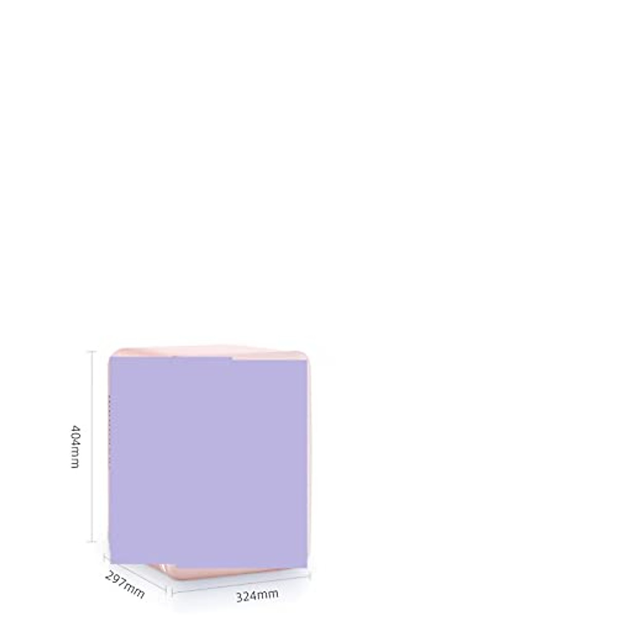 HTCAT Tiny Fridge 18L Portable Makeup Fridge Refrigerator Freezer Cooler Warmer for Home Use Storing Skincare Cosmetic Food Drink