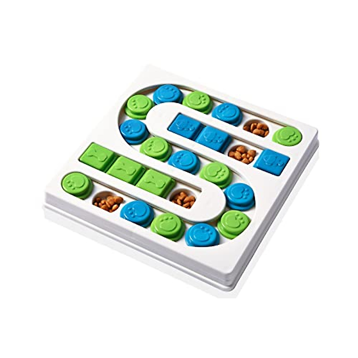 Smart Paws Interactive Pet Puzzle Toys, Level 3 Dog Slow Feeder,Dog Puzzle Feeder,Rabbit Toy