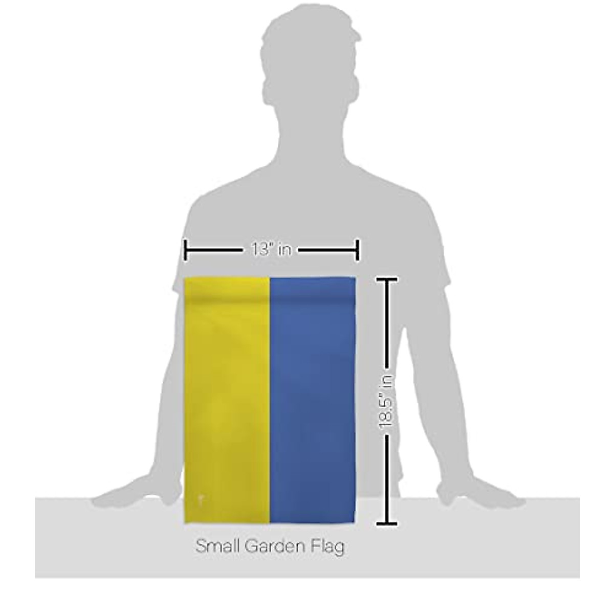 Ukraine Garden Flag Wall Tapestry Home Decor Bandera de Support Stand with Ucrania Banner Small House Decoration Lawn Yard Sign Ukrainian Gift Made In USA