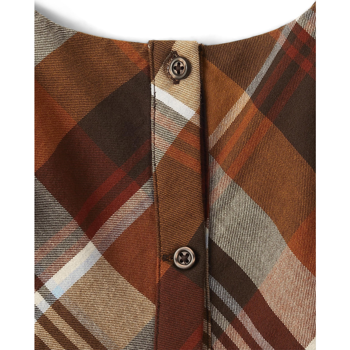 Gymboree,and Toddler Long Sleeve Casual Print Dresses,Flutter Plaid,5T