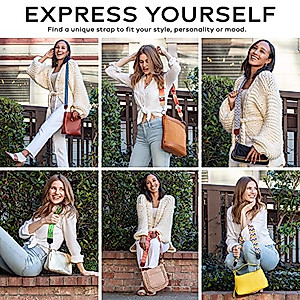 Earth Junky Replacement Crossbody Adjustable Shoulder Straps for Purses, Handbags & Guitars. Made from Recycled Bottles