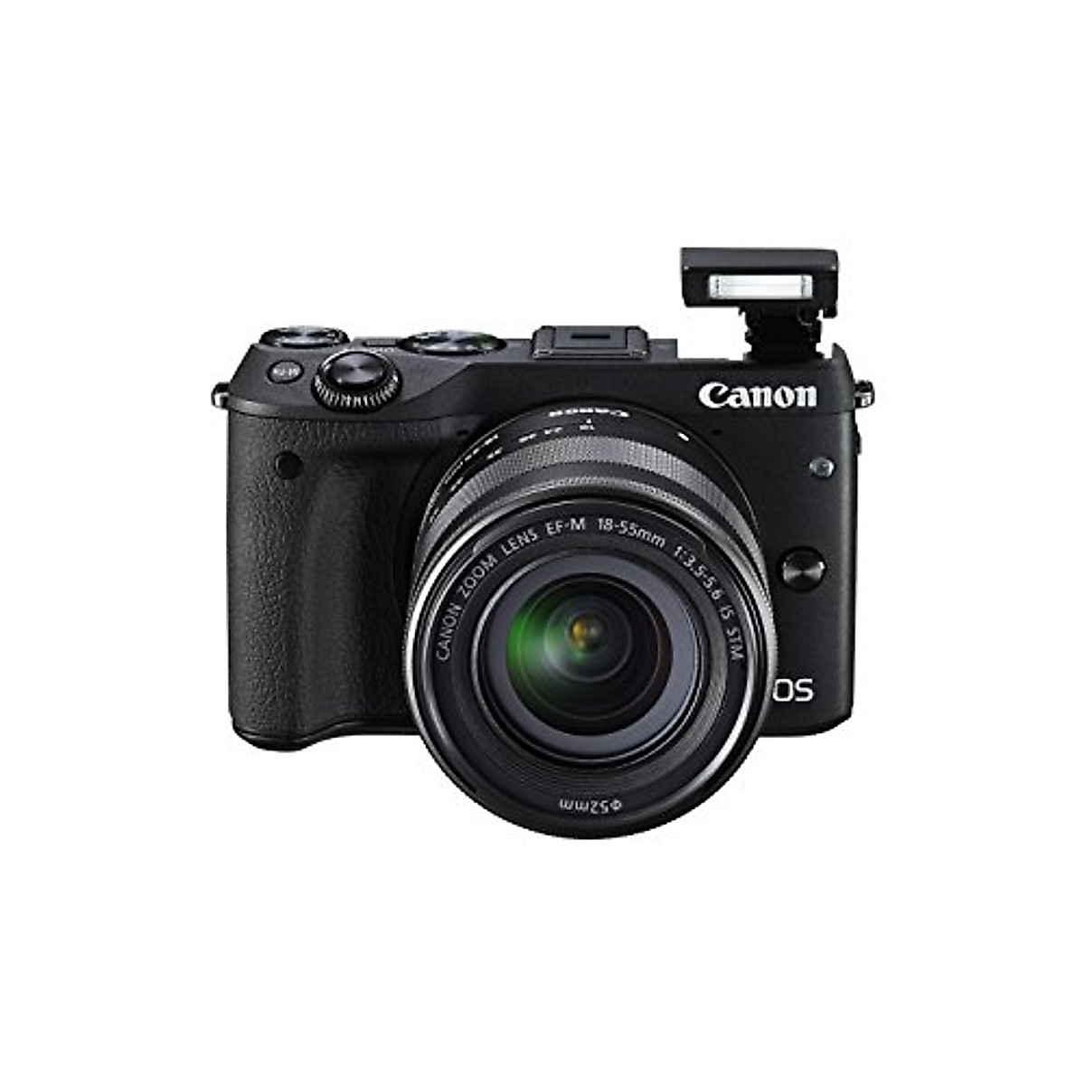 Canon 9694B011 24.2MP EOS M3 Mirrorless Digital Camera (Black)