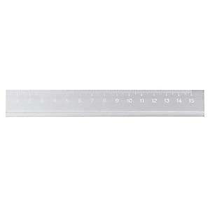MUJI Japan Aluminum Ruler 15ｍｍ Silver