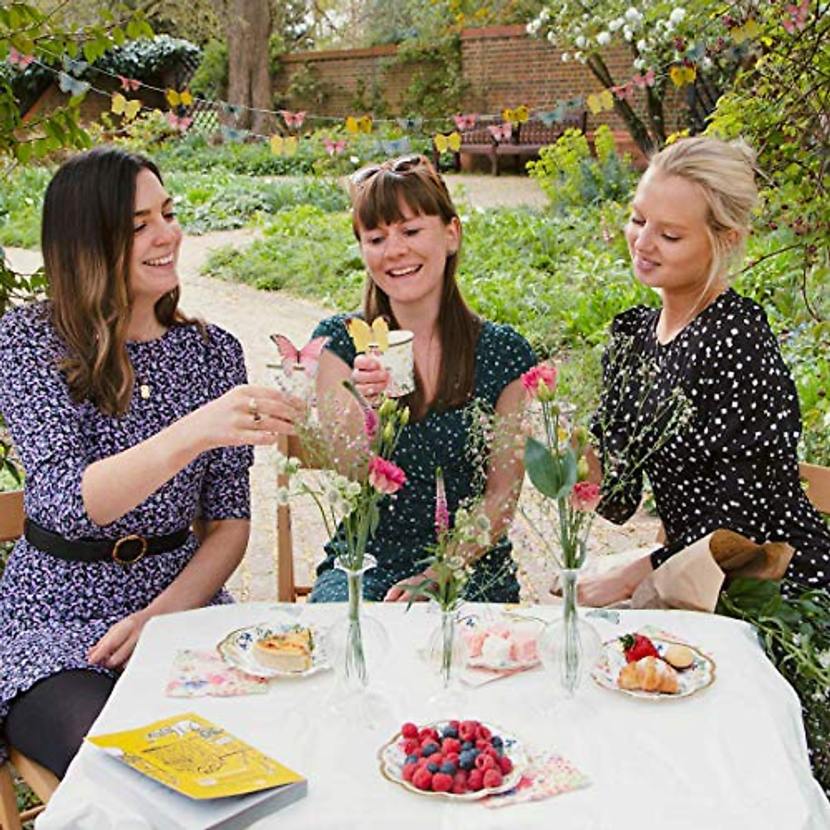 Talking Tables Truly Fairy Paper Plate with Fairy Design for a Tea Party or Birthday, Multicolor (1)