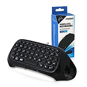 RALAN Controller keyboard for PS4, Wireless Mini Bluetooth Keyboard Gamepad Chatpad Message Keyboard for Playstation 4,Slim PS4 Controller/Phone and tablet