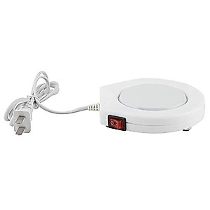 Mug Warmer Electric Cup Beverage Warmer Plate - Haofy Smart Coffee Warmer for Home Office Home Desk Use, Insulation Cup Heater Pad with Warmer Temperature 113℉/ 45℃