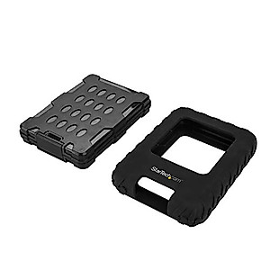 StarTech.com 2.5" SATA SSD/HDD Hard Drive Enclosure - USB 3.1 (10Gbps) External Hard Drive Case - IP65-Rated Enclosure (S251BRU31C3)