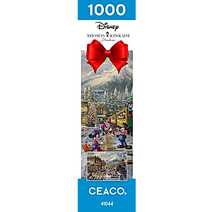Ceaco - Thomas Kinkade - Disney - Holiday - Candy Cane Express - 1000 Piece Jigsaw Puzzle