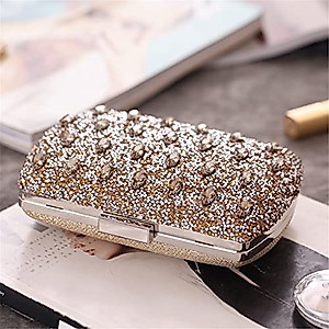 SEIJY Blue Color Women Diamonds Party Day Clutch Small Evening Bags Diamonds Female Holder Handbags (Color : D, Size : 1)