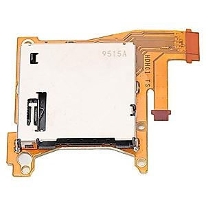 CHENQIAN Game Card Slot for Switch Lite Game Console with Mainboard Replacement Repair Parts Yellow