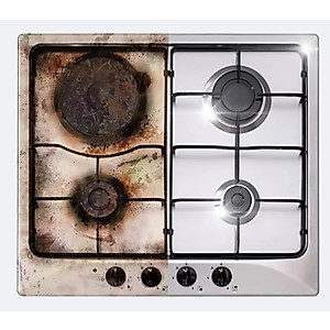 Vellichor Beach Metal Oven Scraper Tool - Clean Your Hob/Glass or Ceramic/Enamel Cooker Stove or worktop Surface | Heavy Duty Kitchen Cleaning Tool | Can Also be Used on Windows or for Paint Removal