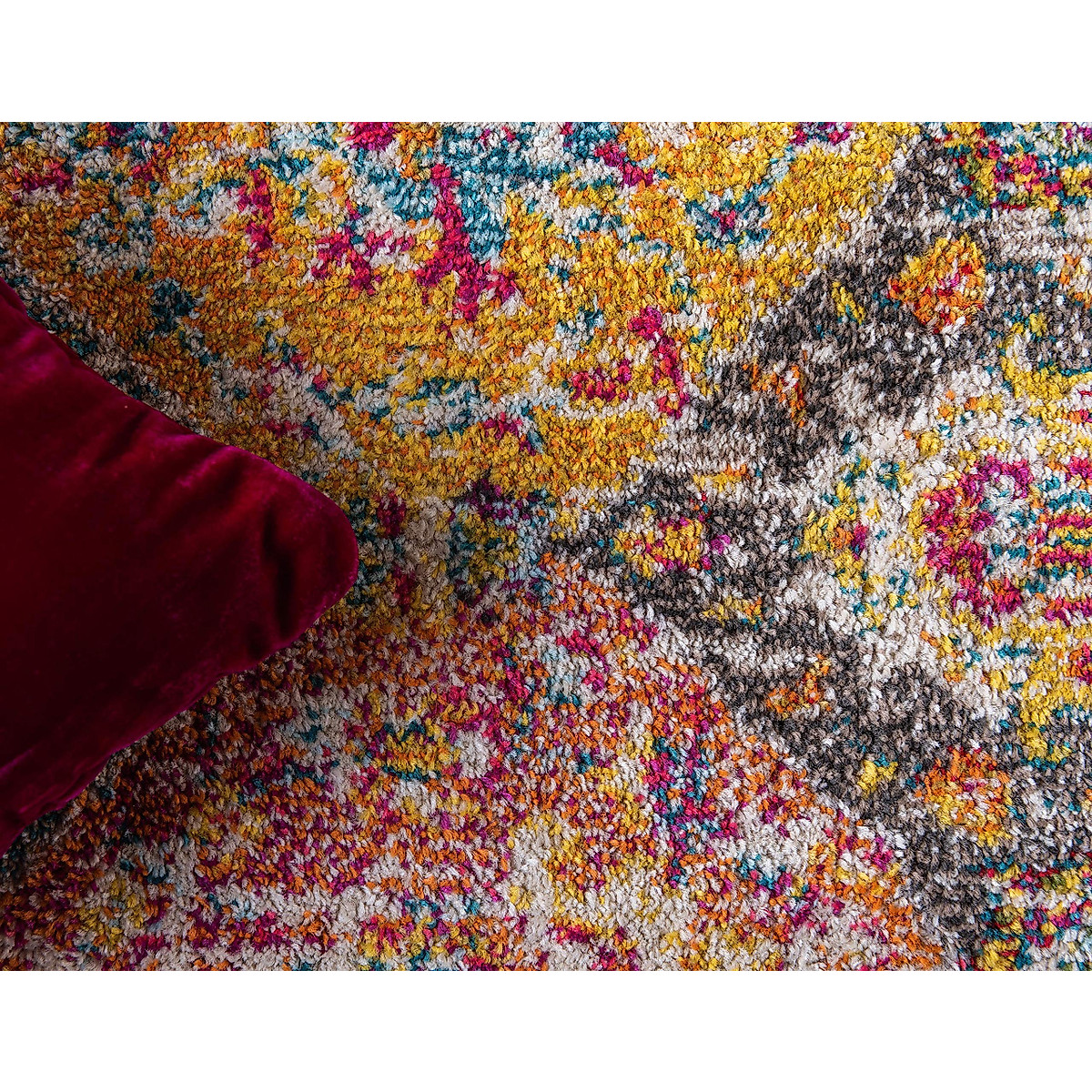 Unique Loom Penrose Collection Area Rug - Blake (9' 10" x 13' 11" Rectangle, Multi/ Blue)