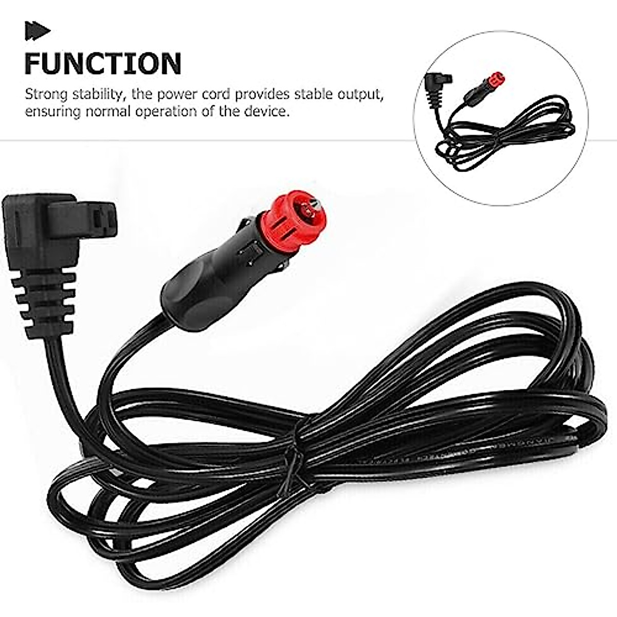 Milisten Accessories Automotive 1 Strip of Car Fridge Power Supply Stable Car Fridge Power Cable Fridge Power Cable Car Accessories
