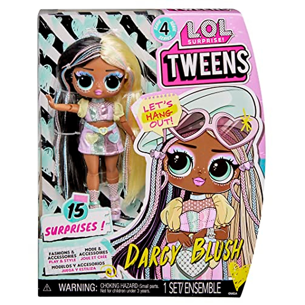 L.O.L. Surprise! Tweens Series 4 Fashion Doll Darcy Blush with 15 Surprises and Fabulous Accessories – Great Gift for Kids Ages 4+