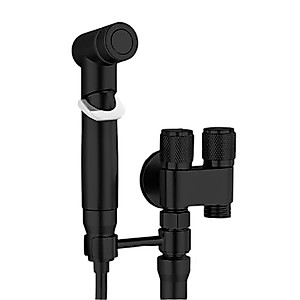 Handheld Bidet Sprayer Toilet Bidet Attachment With Double Outlet Valves Handheld Toilet Bidet Faucet Sprayer Enduring