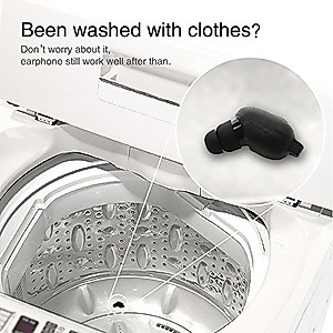 IP68 Professional Waterproof Wireless Bluetooth Earphone, Mini Wireless Bluetooth V4.2 Earbud Sport Headphone Sweat Proof Stable Fit in Ear Workout Headset for Underwater Sport Swimming Diving