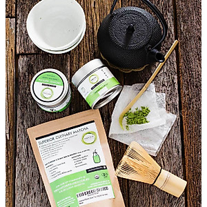 eco heed Matcha Green Tea Powder Organic Ceremonial Grade 1.4oz - 1st Harvest Premium Matcha From Uji – Matcha Wellness