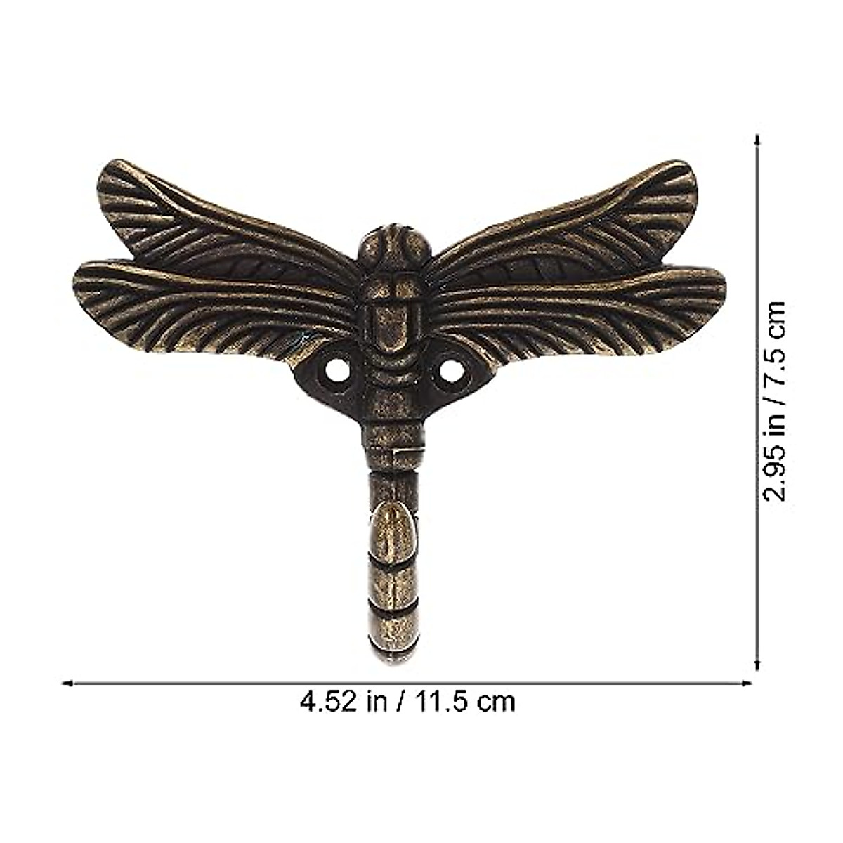 ABOOFAN Dragonfly Clothes Hook Decorative Hooks for Hanging Things Bathroom Towel Hooks for Wall Dragonfly Shape Hook Wall Hook for Kitchen Decorative Wall Hook Wall Hanging Hooks Key Hook