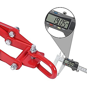 MegaChoice 28" Log Lifting Tongs with 1 Pair Gloves Heavy Duty 4 Claws Felled Timber Claw Hook Logging Grabber